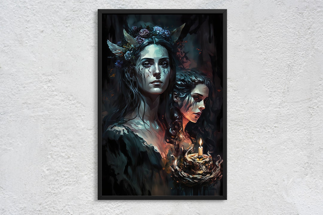 Persephone and Hecate Portrait - Allies in the Underworld - Spiritual ...