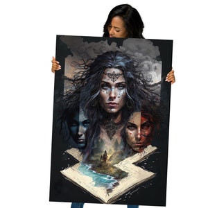 Greek Goddess of Crossroads: Hecate Portrait Guide in - Etsy