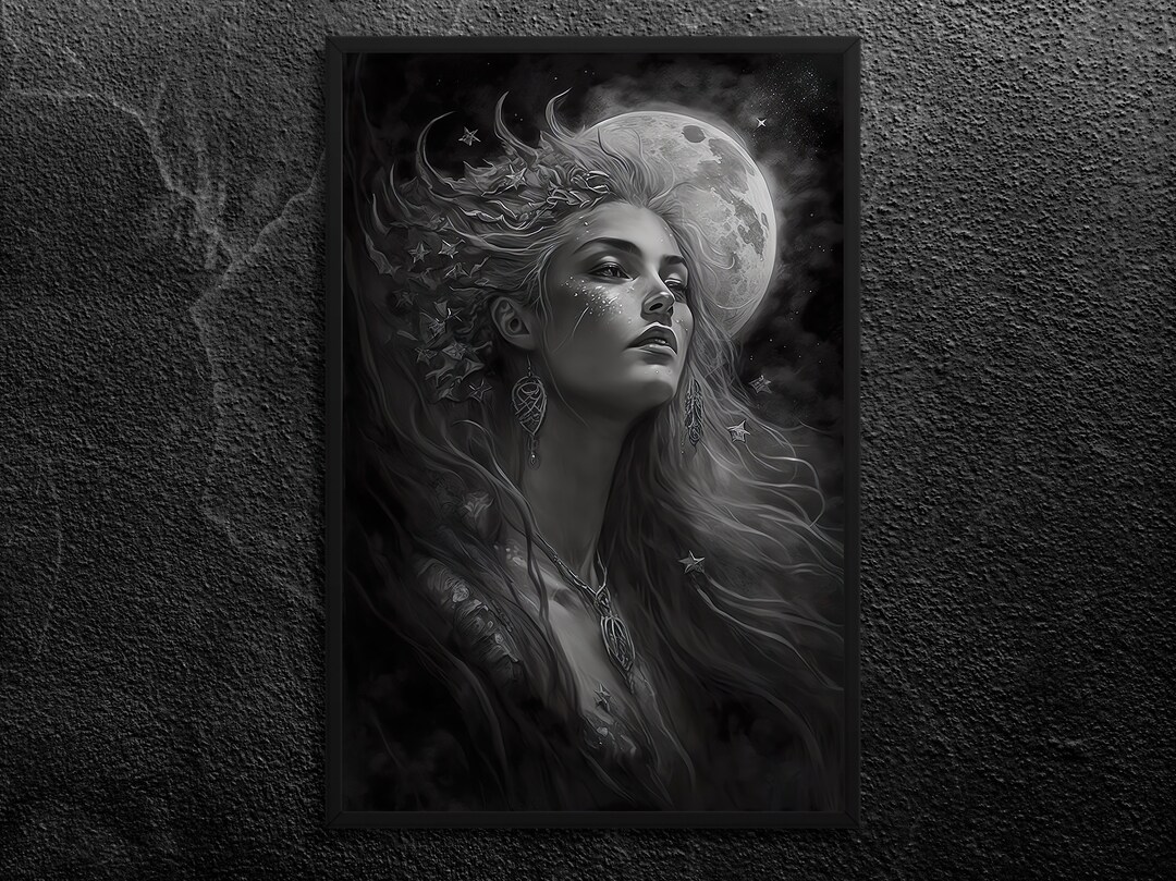 Selene Portrait - Greek Lunar Goddess (II): Tranquility and ...
