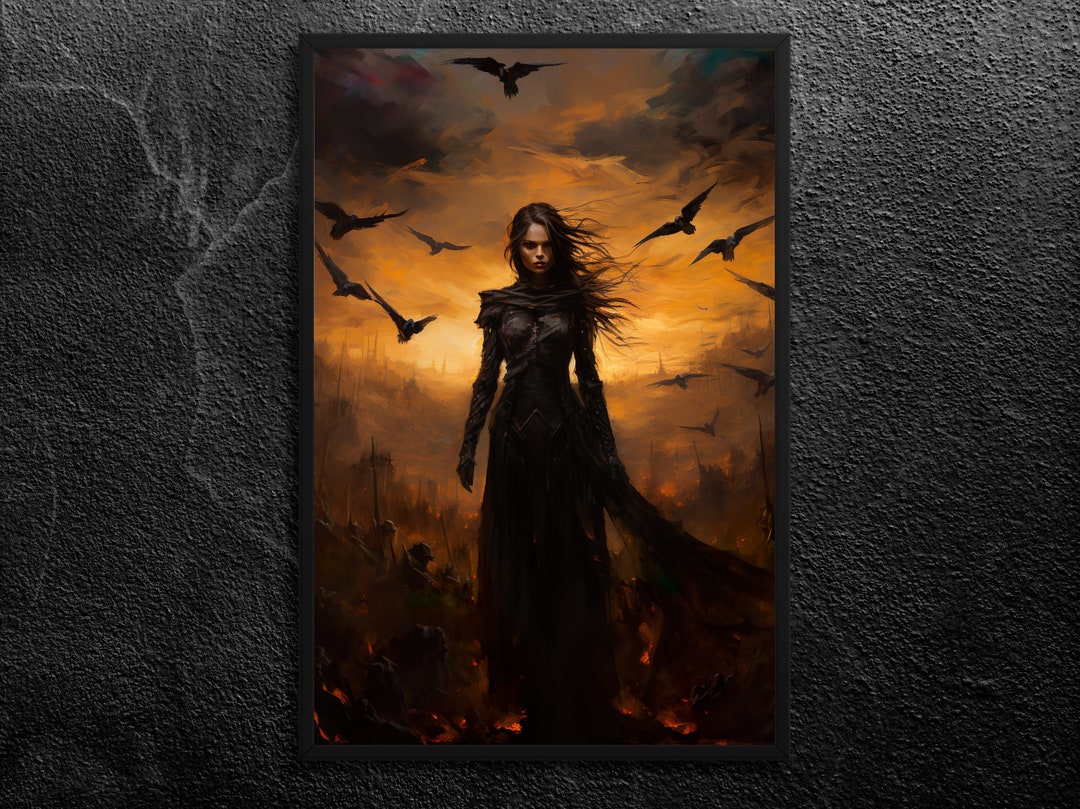 The Morrigan: Battlefield Influence Goddess of War, Death, and Fate ...
