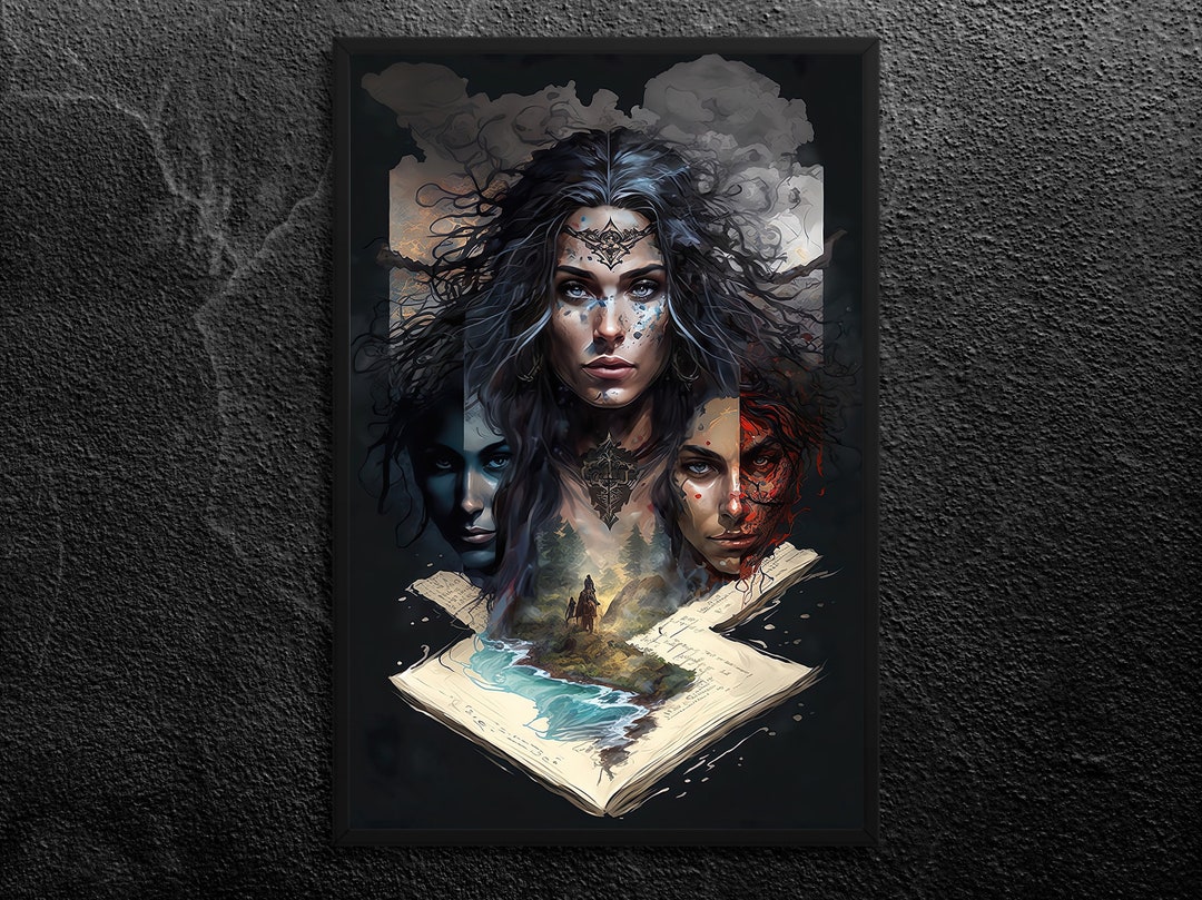 Greek Goddess of Crossroads: Hecate Portrait Guide in - Etsy