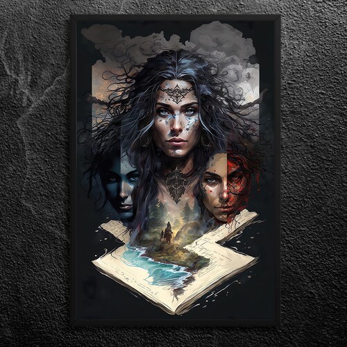 Hekate Greek Goddess of Magic and Witchcraft Wall Art - Etsy