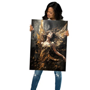 Goddess Nyx Portrait: Winged Goddess Emotive Powerful Oil - Etsy