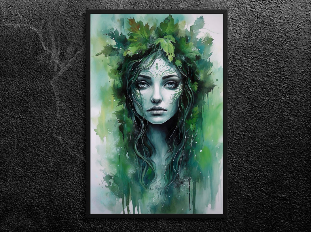 Goddess Brigid's Serenity: Healing, Fertility, and Inspiration Green ...