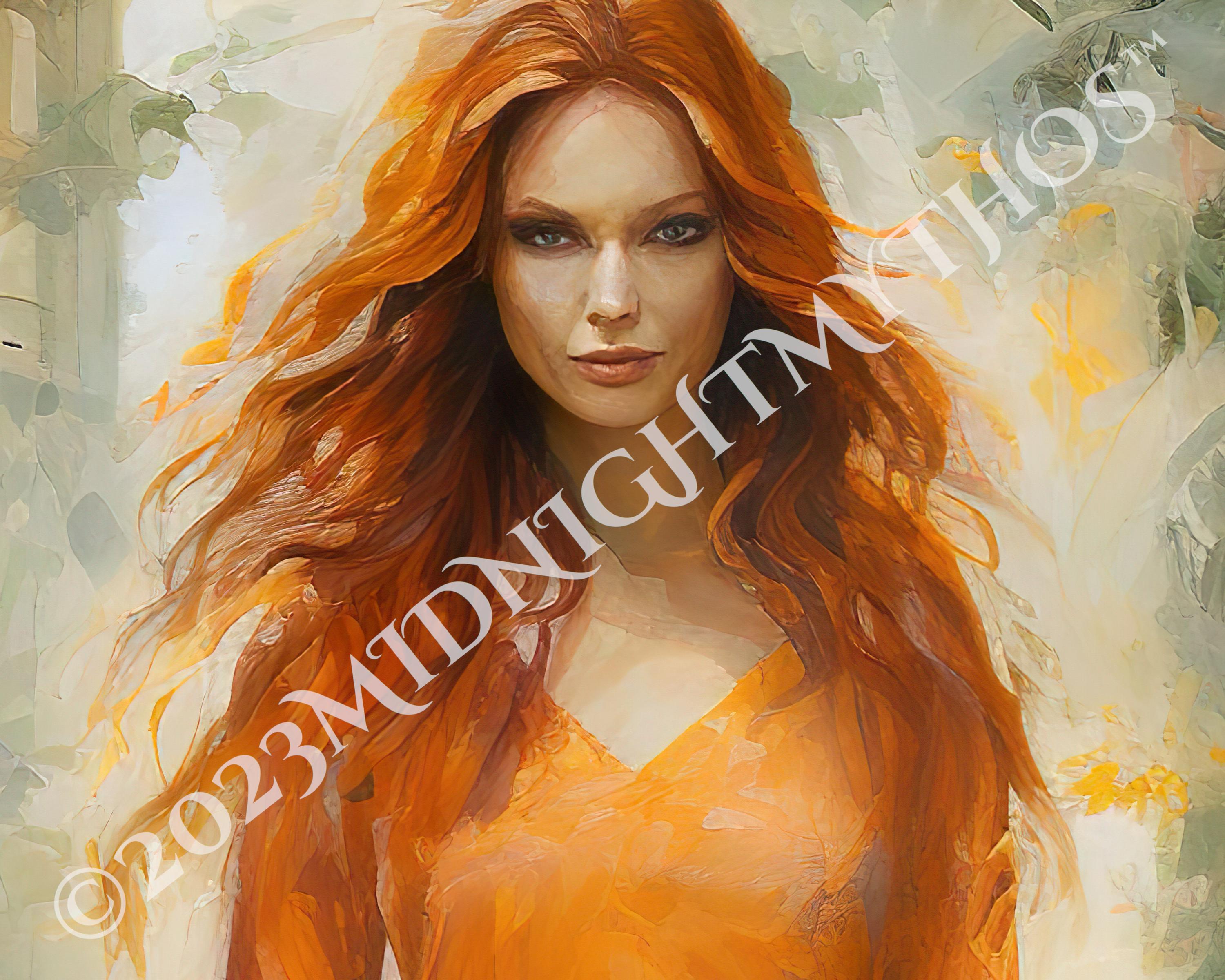 Lilith Art Print: Garden of Eden, Mesopotamia Goddess Wall Art ...