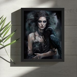 The Morrigan Portrait - Dark Sovereignty: Celtic War Goddess ...