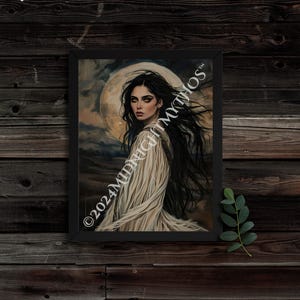 The Morrigan Before the Battle: Goddess of War Foretelling Fate - Wild ...