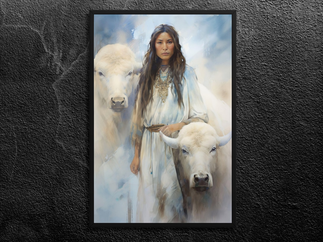 Lakota Legend: White Buffalo Calf Woman Spiritual Guide, Sacred Pipe ...