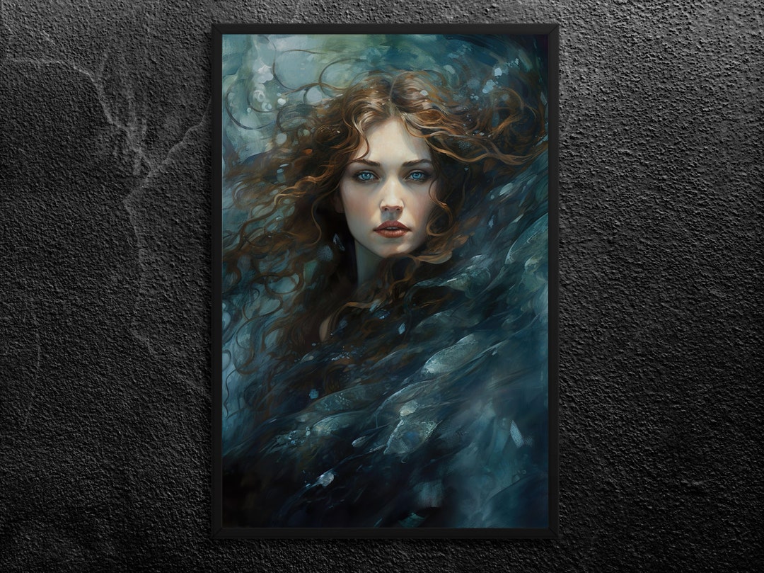 Danu Art Print: Celtic Goddess of Water, Tuatha De Danann, Irish ...