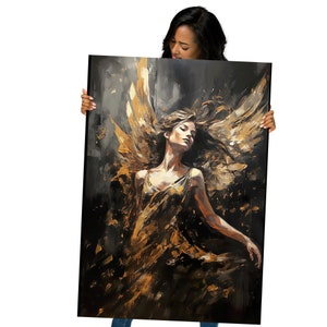 Goddess Nyx Portrait: Winged Goddess Emotive Powerful Oil - Etsy