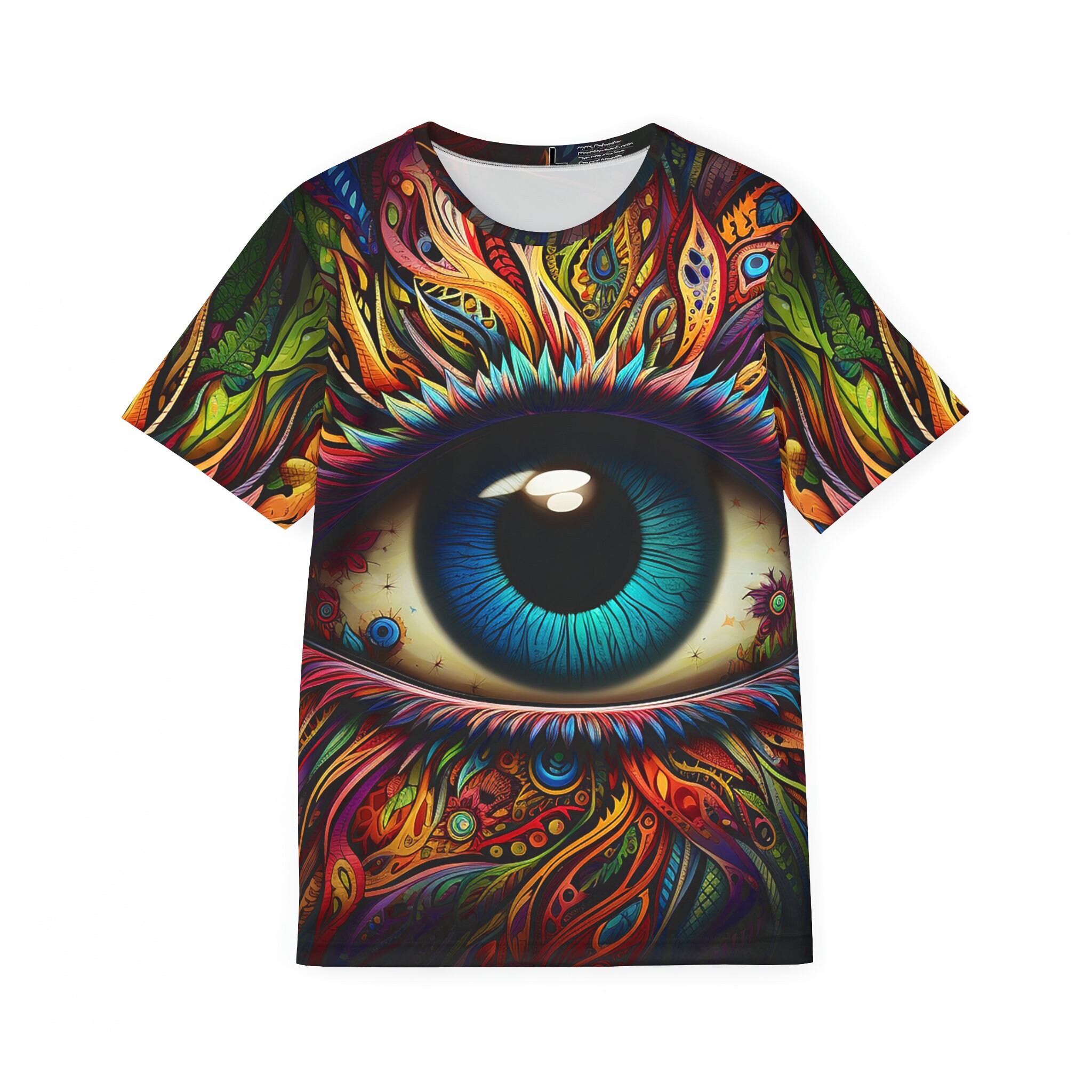 Psychedelic All Seeing Eye T-shirt - Etsy