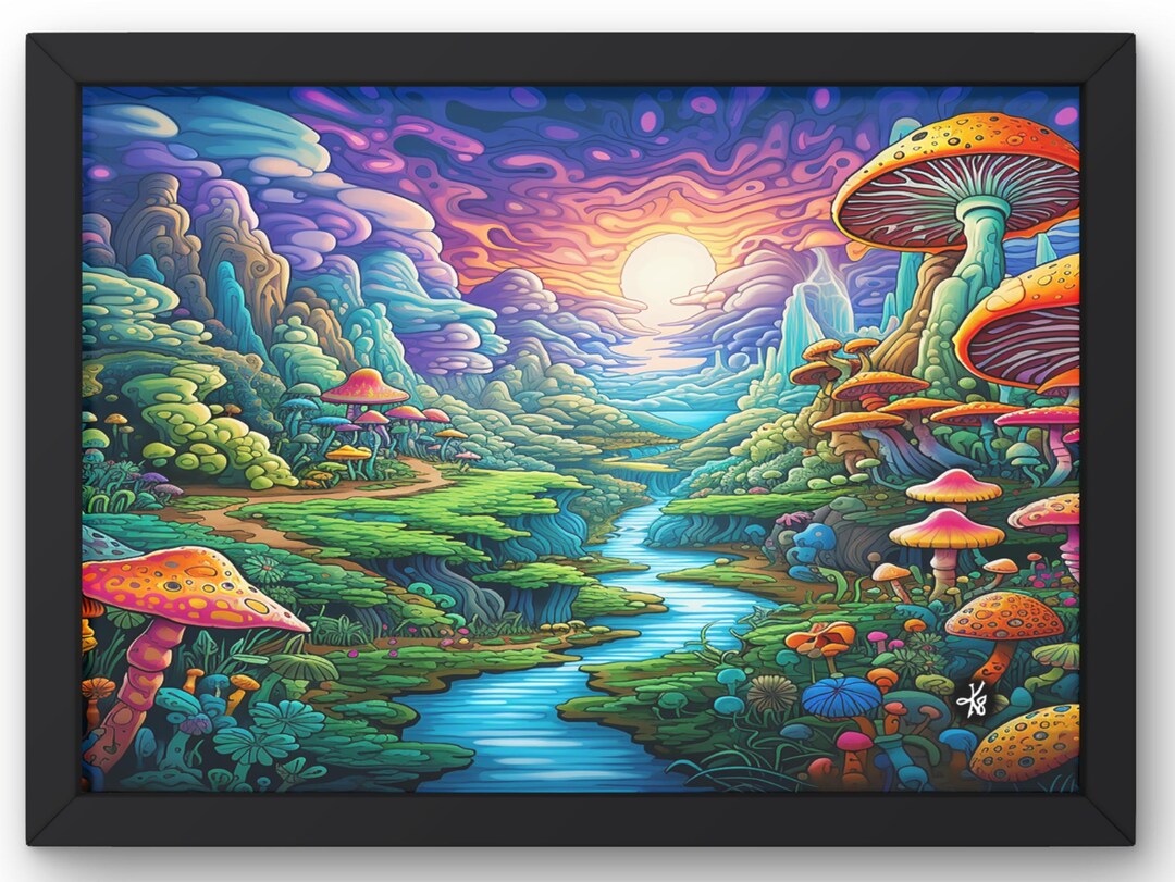The Psychedelic Valley - Etsy