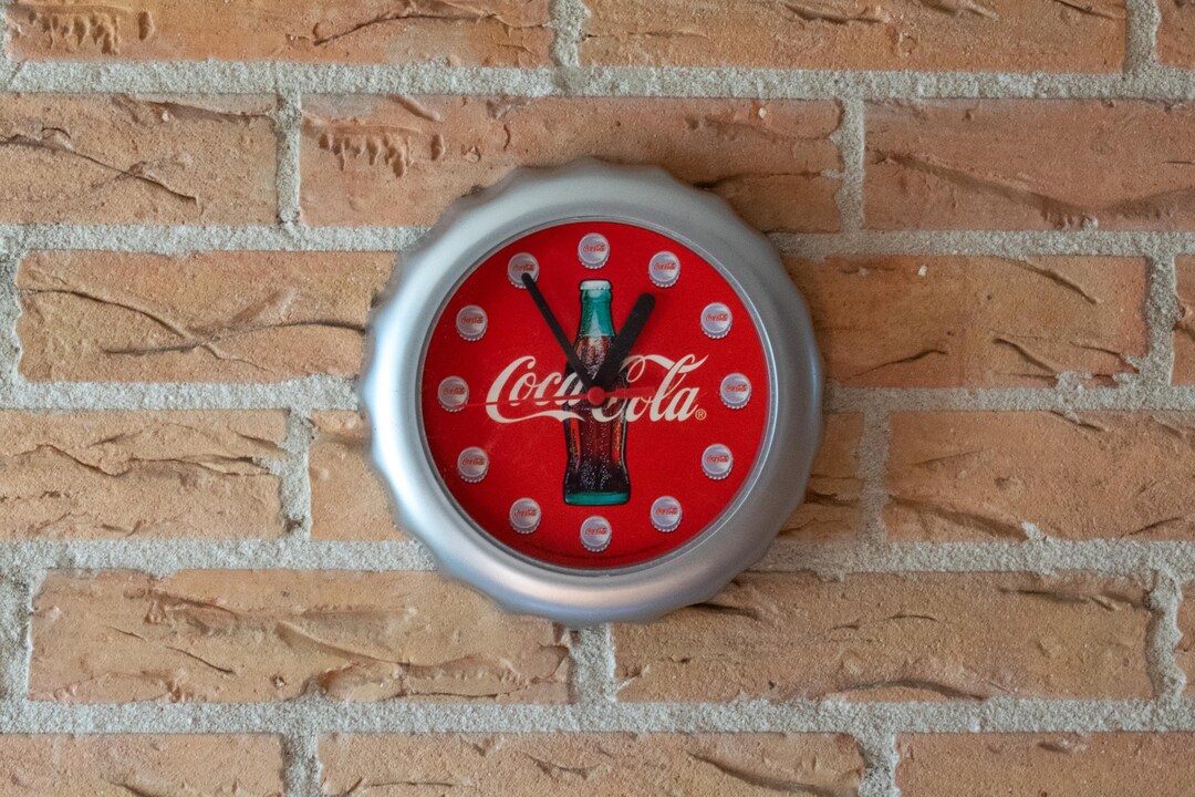Coca-cola Vintage Clock Red - Etsy