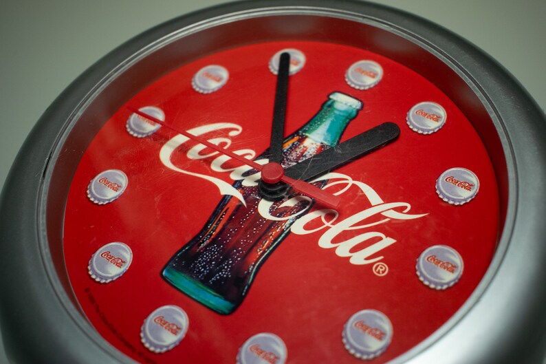 Coca-cola Vintage Clock Red - Etsy Australia