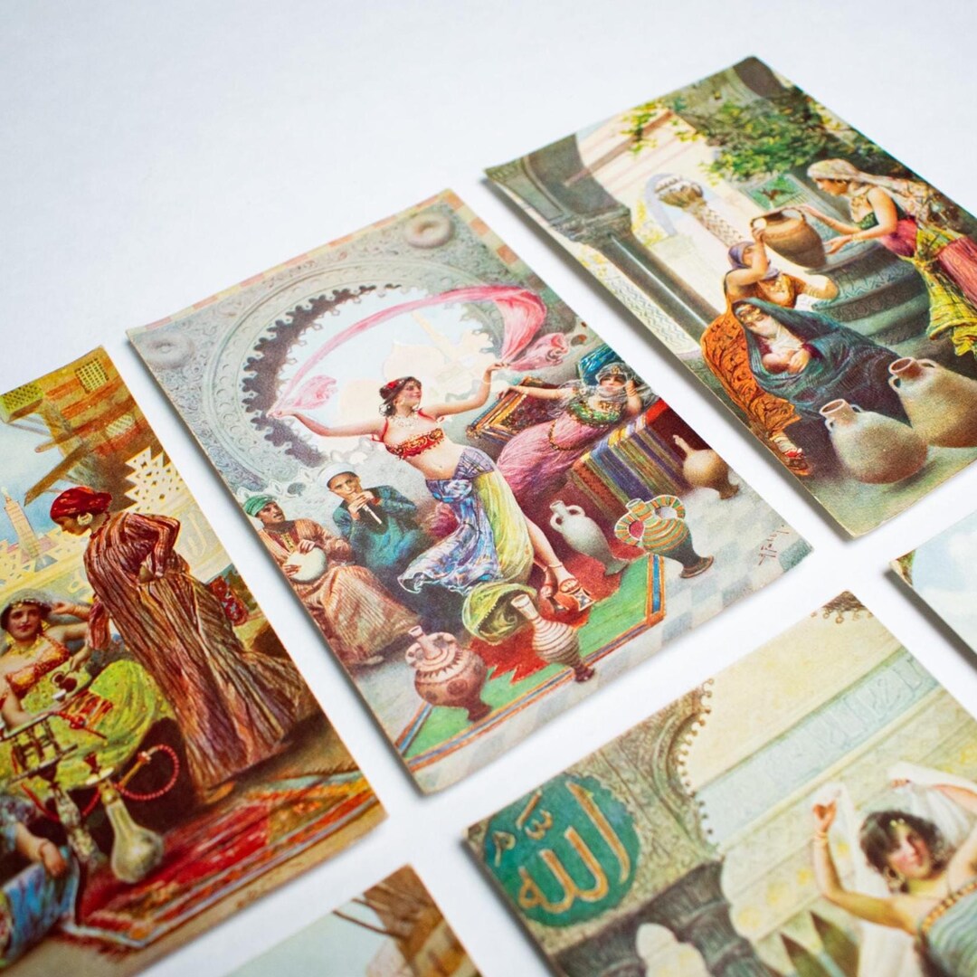 Vintage Original Egyptian Old Postcards 10pcs Paper Cards Egypt History ...