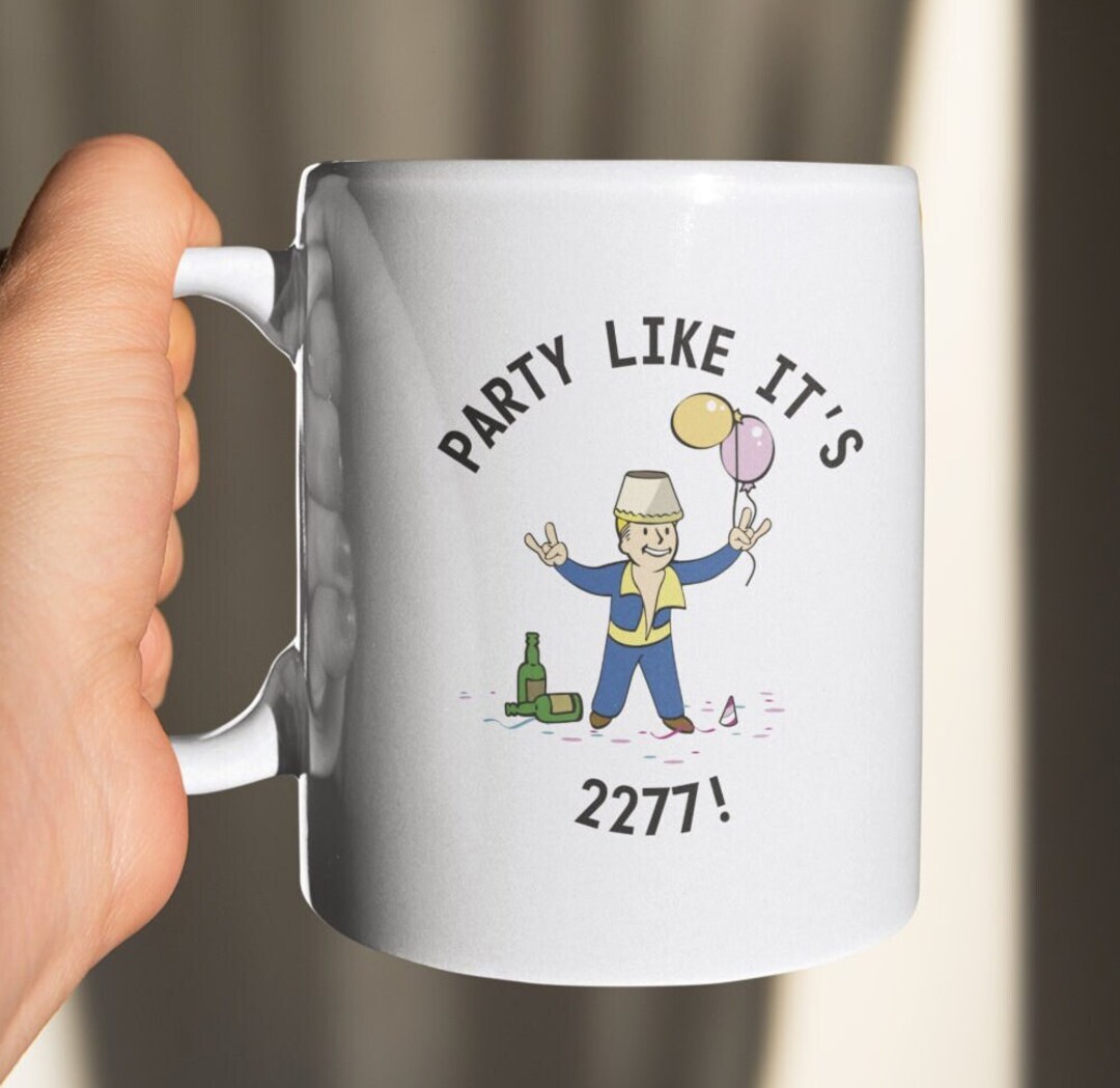 Party Like It's 2277 15oz Mug, Fallout4, Fallout New Vegas, Fallout 76 ...