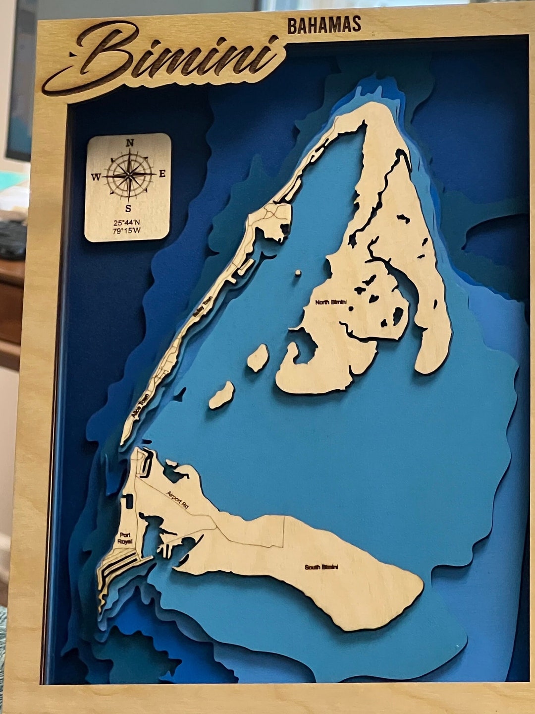 Bahamas map bimini
