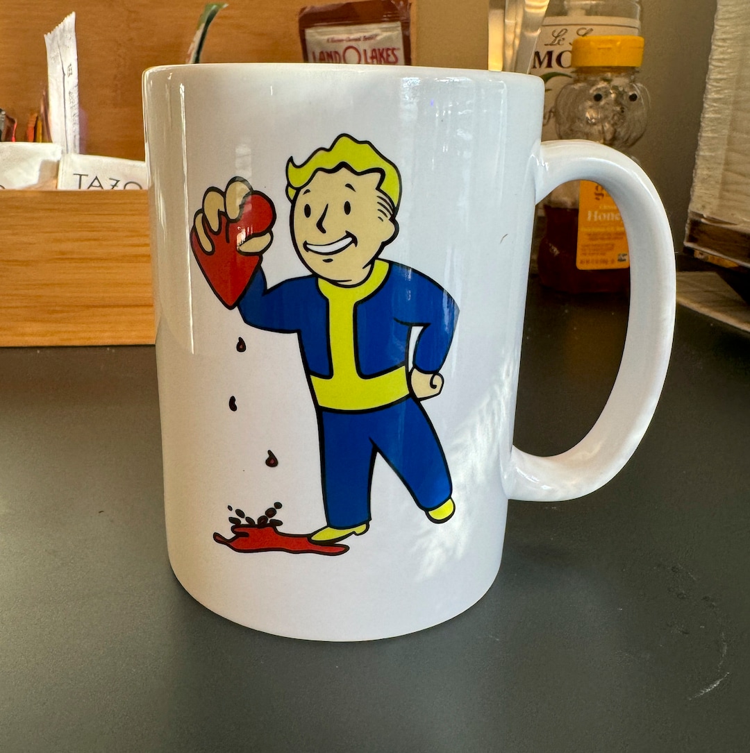 Vault-tec Trauma Boy Heart Crusher Valentine 15oz. - Etsy