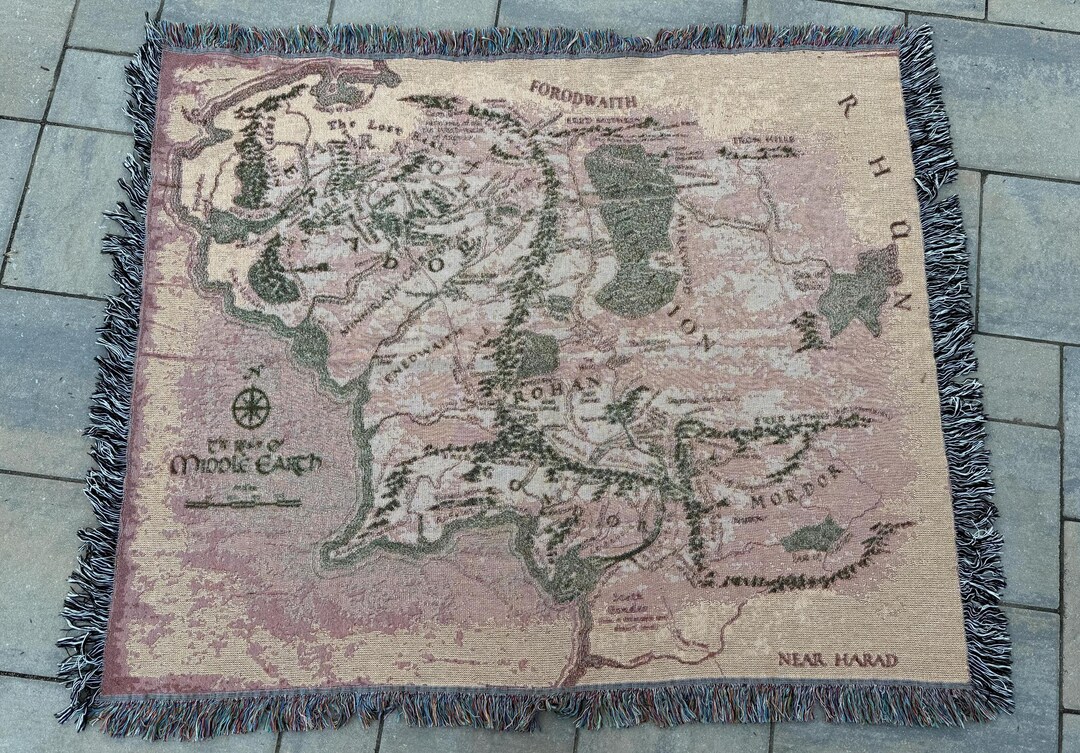 Lord of the Rings, LOTR Blanket Quick-ship - Etsy