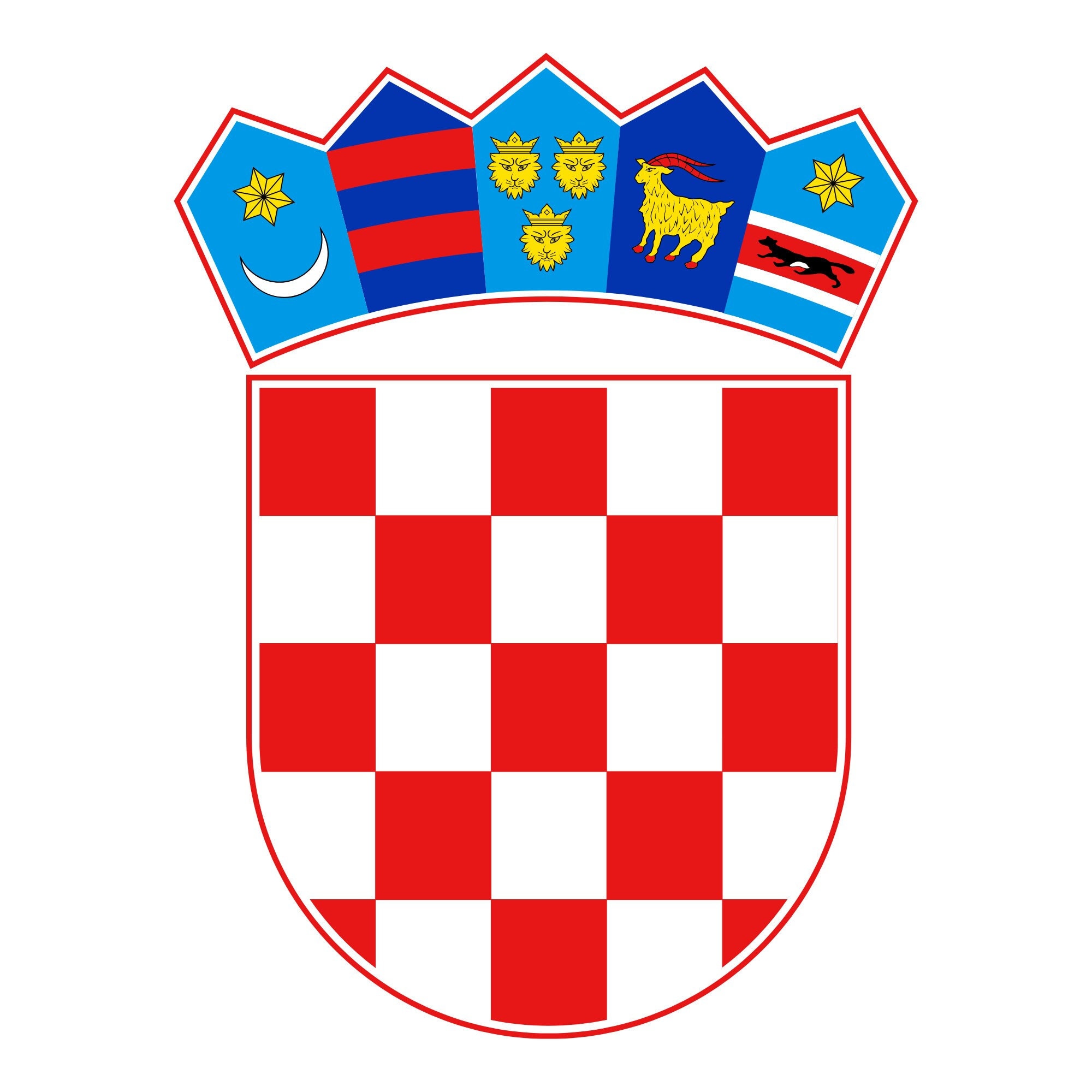 Hrvatski Grb // Croatian Coat of Arms Svg, Png, Instant Downloads ...