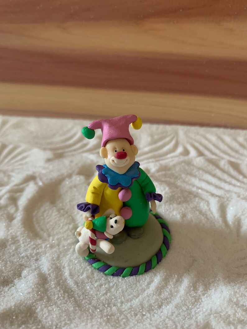 Sandtray, Sandplay Miniature: Classic Clown, the Fool, an Essential ...