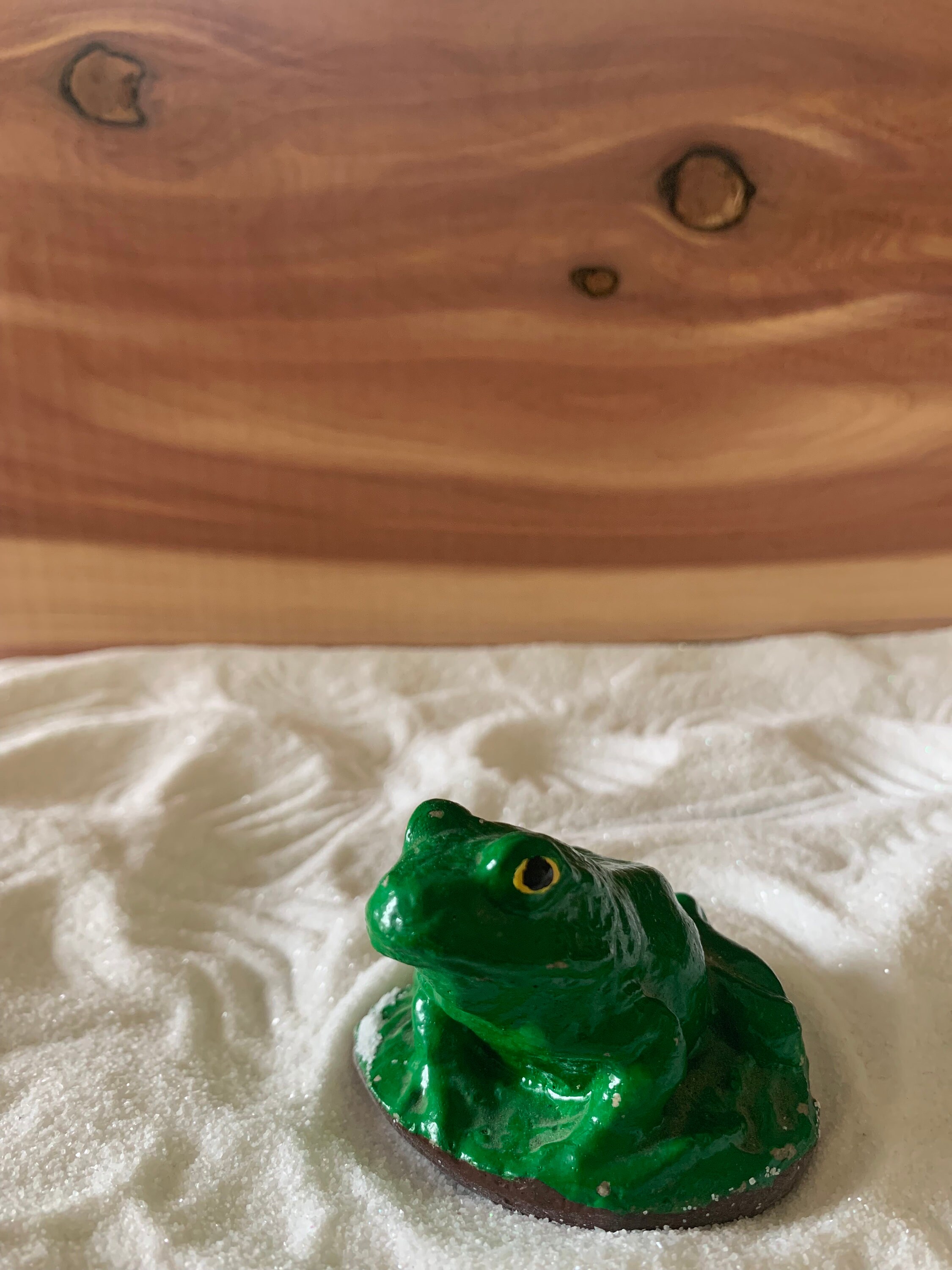 Make the Leap, Kiss the Frog, Sandtray Toad Miniature Symbolizing ...