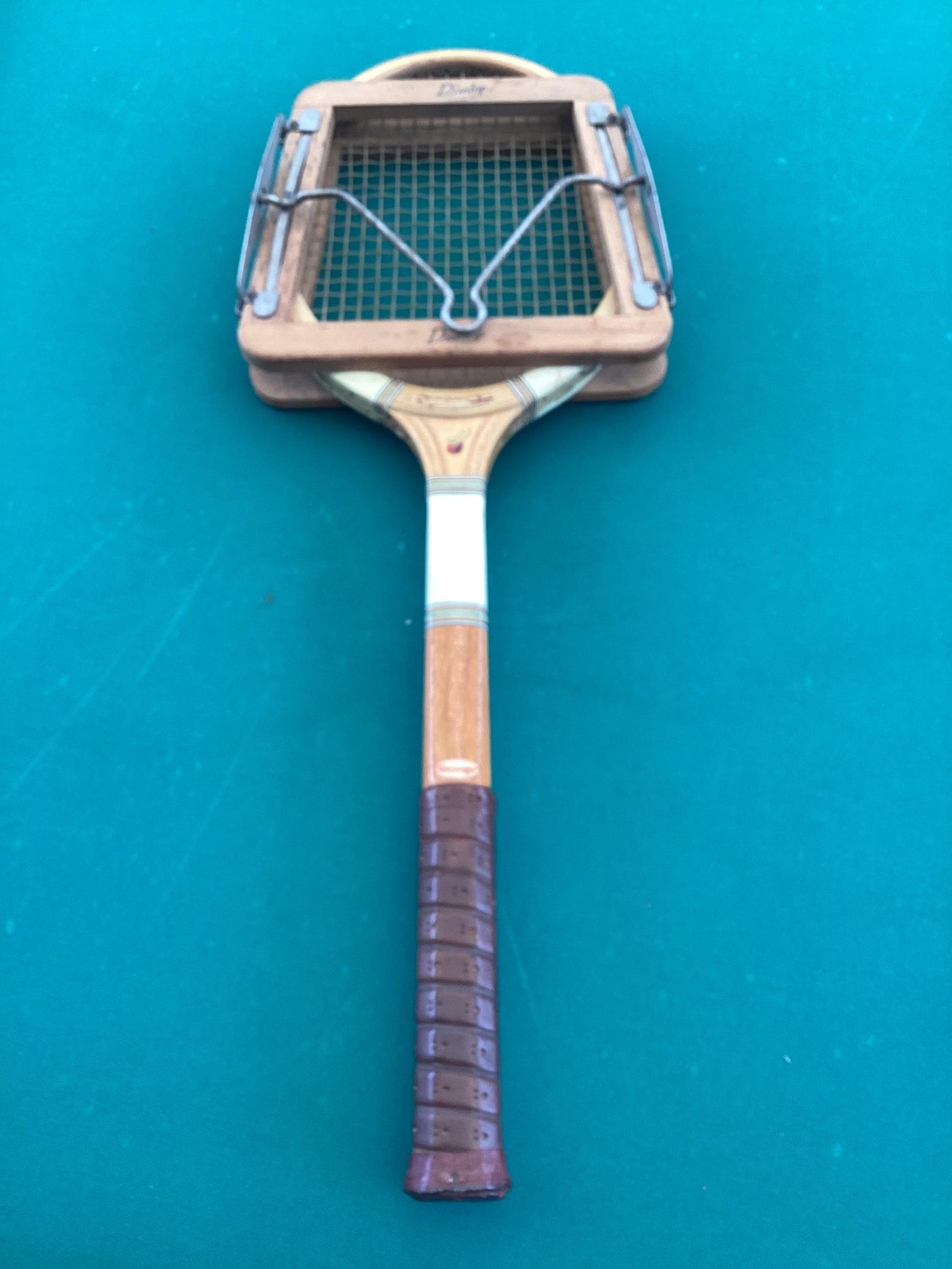 Retro Slazenger Squash Racquet With Dunlop Wooden Head Guard - Etsy