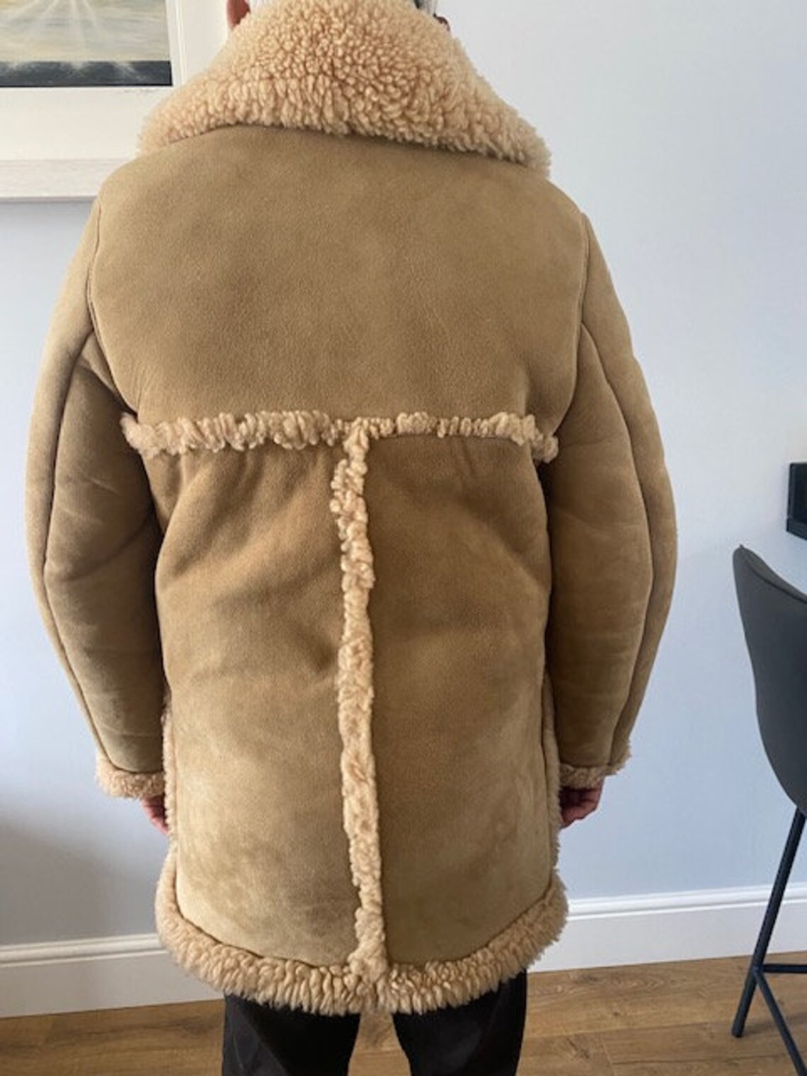 Genuine Quality English Sheepskin Coat for Men - Etsy