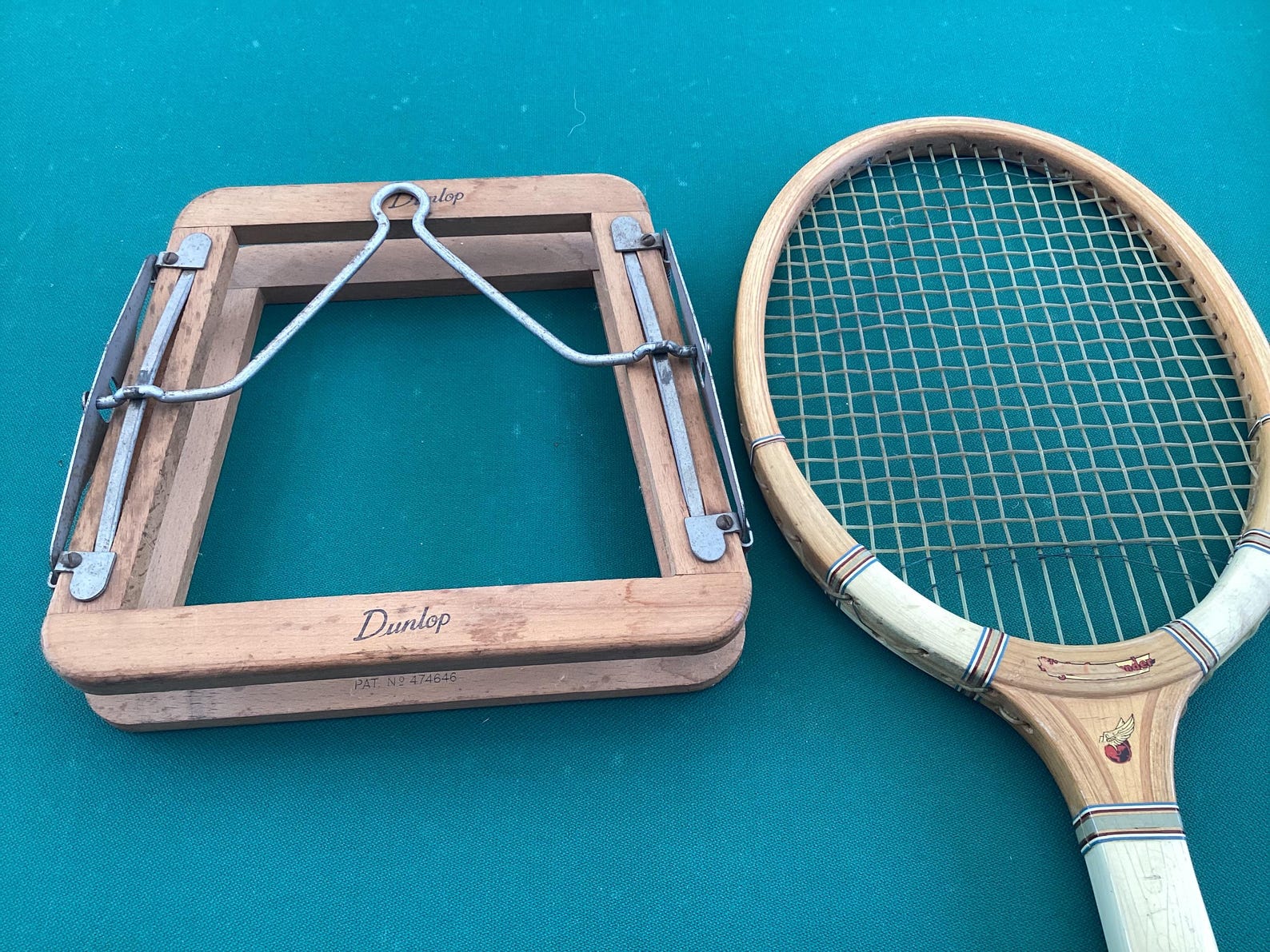 Retro Slazenger Squash Racquet With Dunlop Wooden Head Guard - Etsy