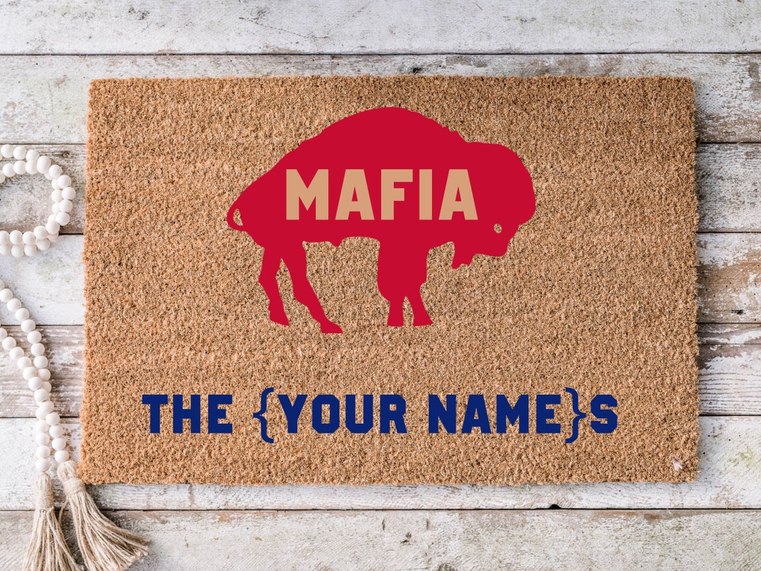 Buffalo Bills Mafia Personalized Welcome Doormat | NFL | Bills Welcome ...