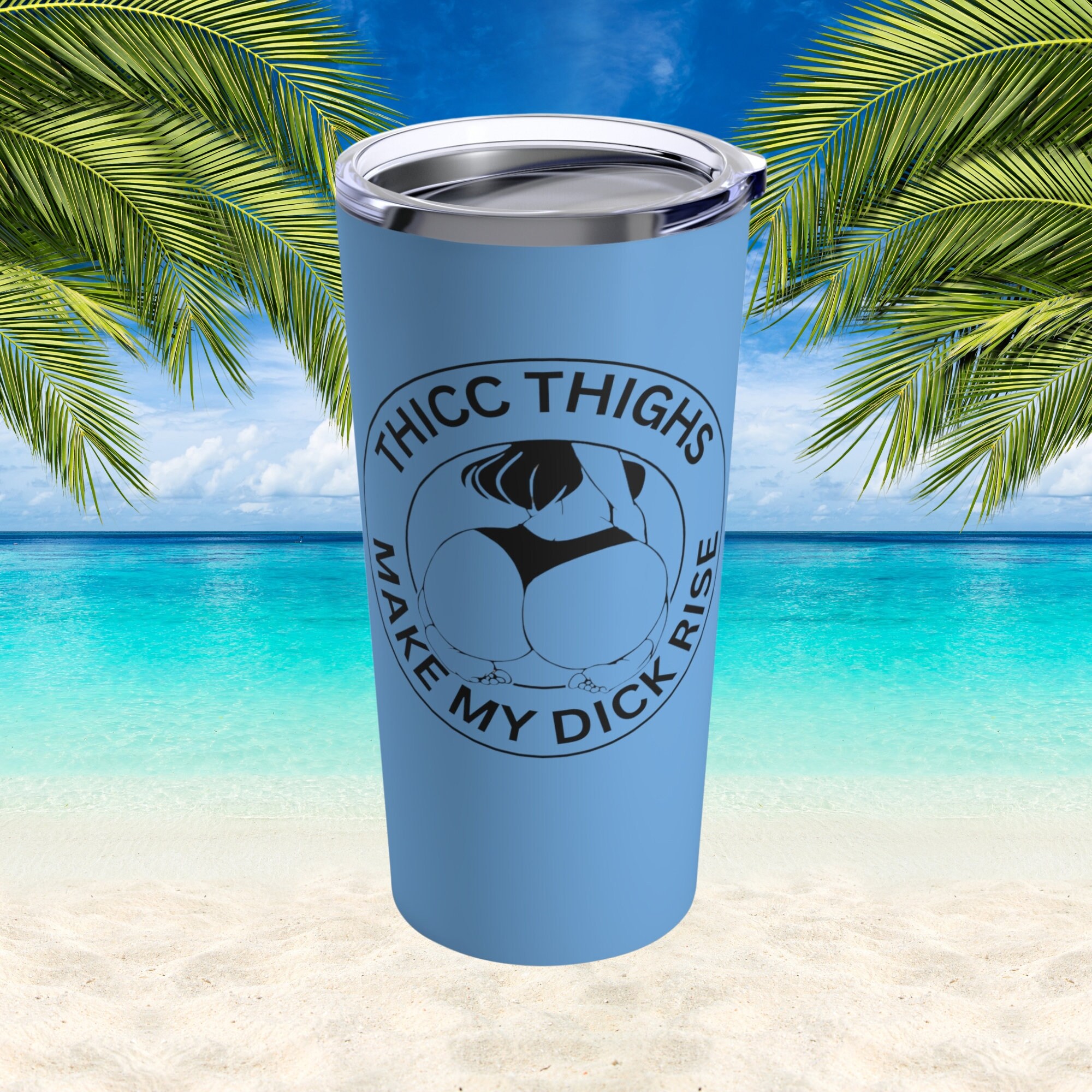 Thicc Thighs Custom Coffee Mug Funny Tumbler Insulated Coffee Mug ...