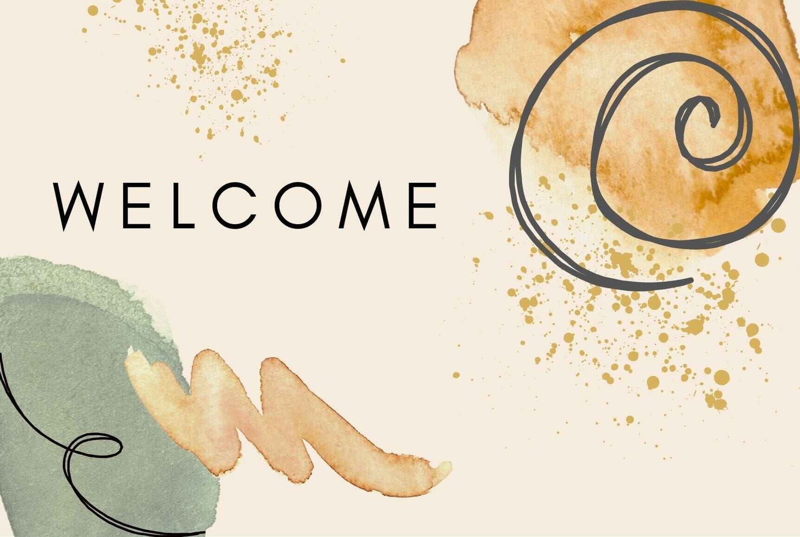 WELCOME DIGITAL CARD - Etsy