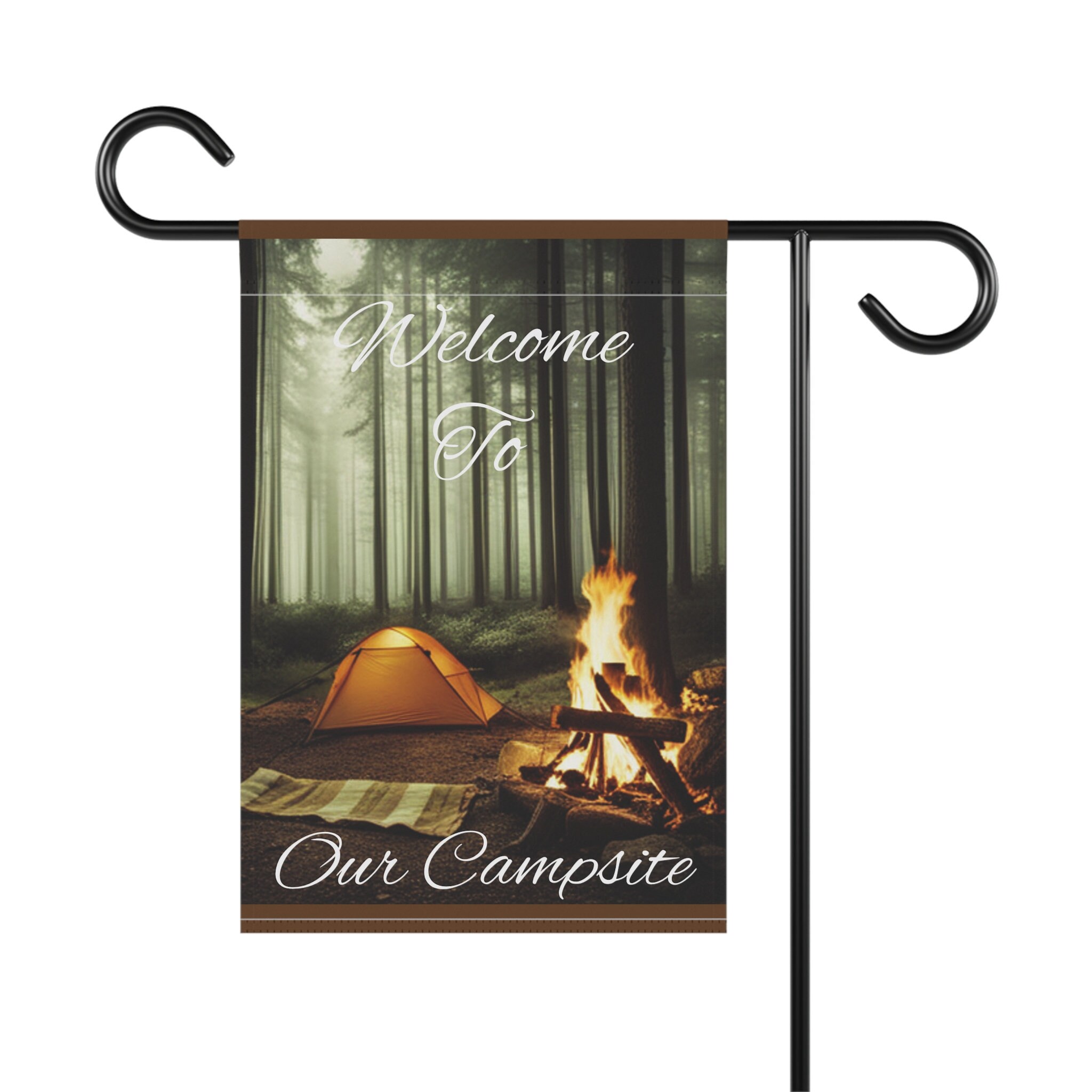 Welcome to Our Campsite Garden & House Banner - Etsy