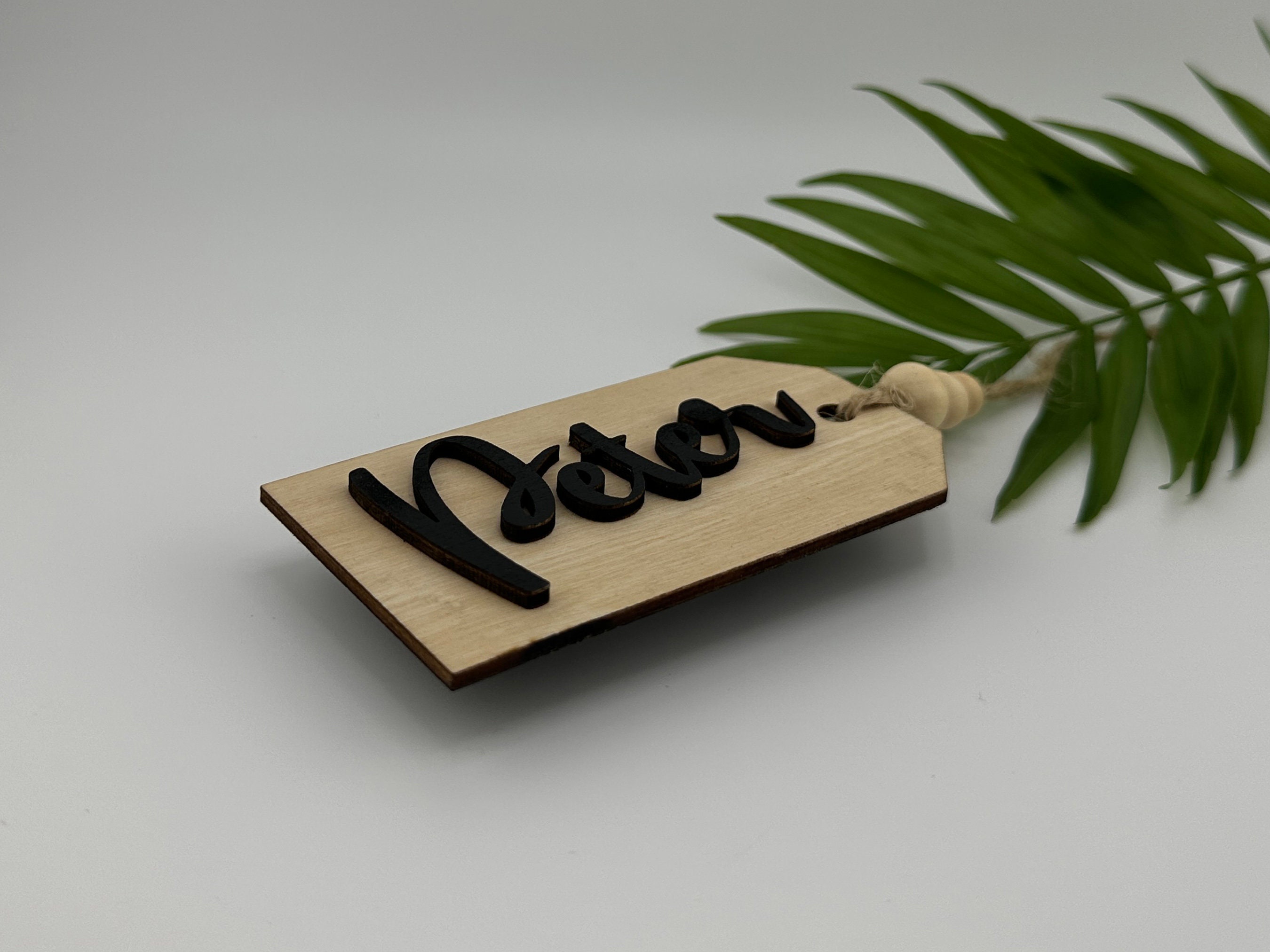 Personalized Tags Gift Tags With Names Wood Tags Custom Wood Gift ...