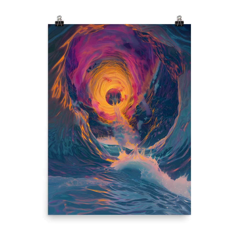 Light Tunnel - Enhanced Matte Paper Poster, Design Decor, Room ...