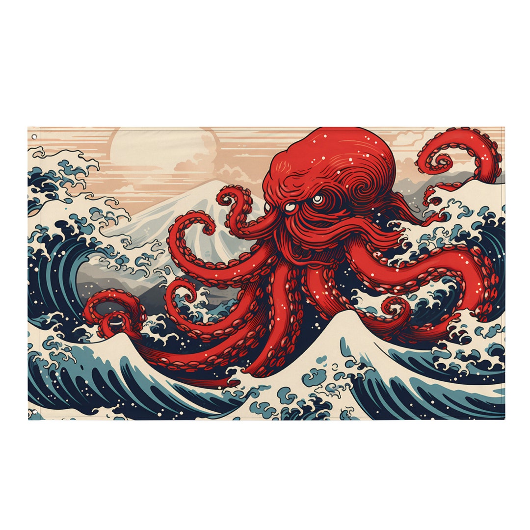 The Kraken 4 Premium Polyester Flag Flags and Banners Exclusive Drop ...