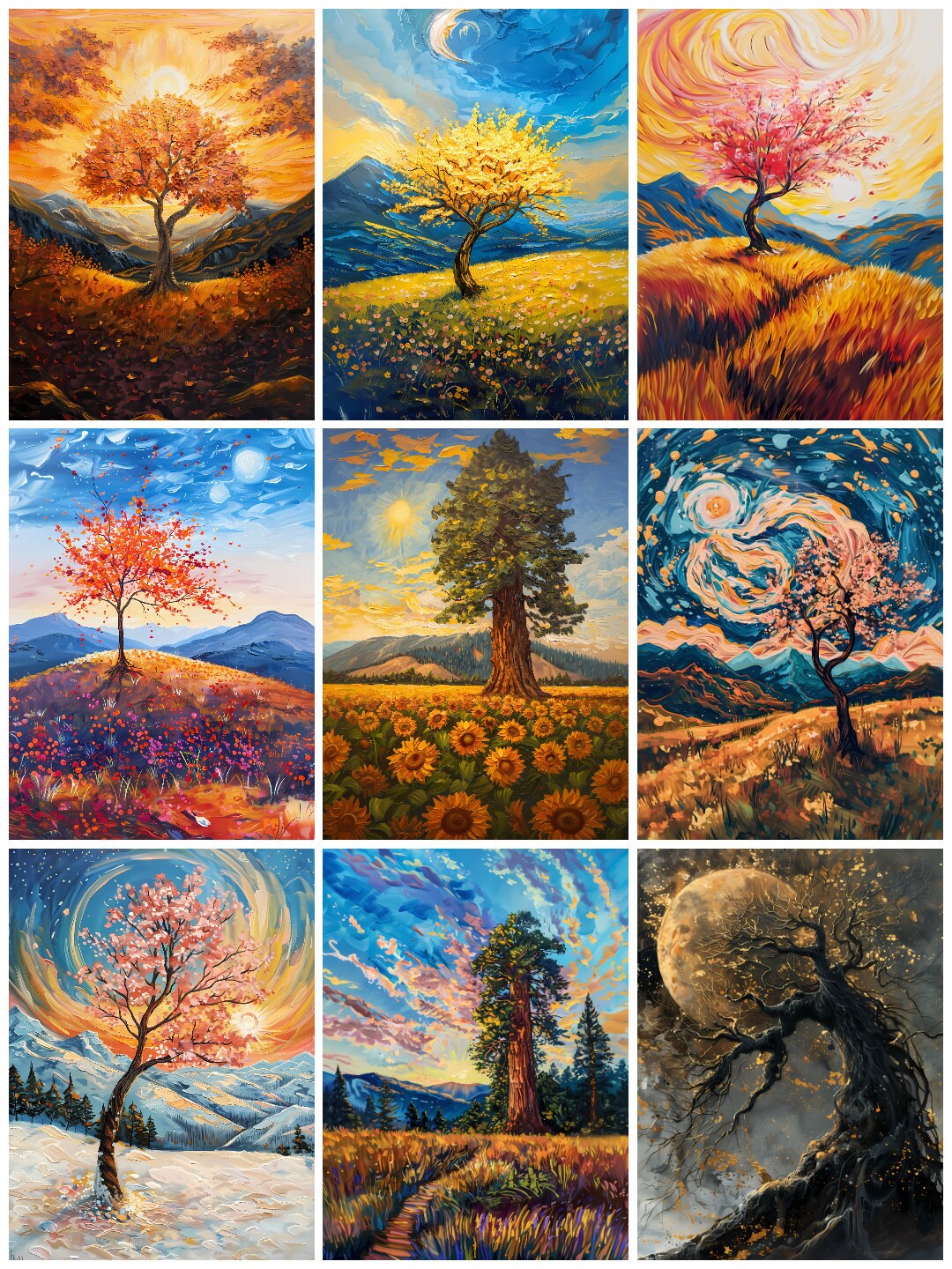 The Seasons Collection - Digital Print Pack of 9 - Etsy