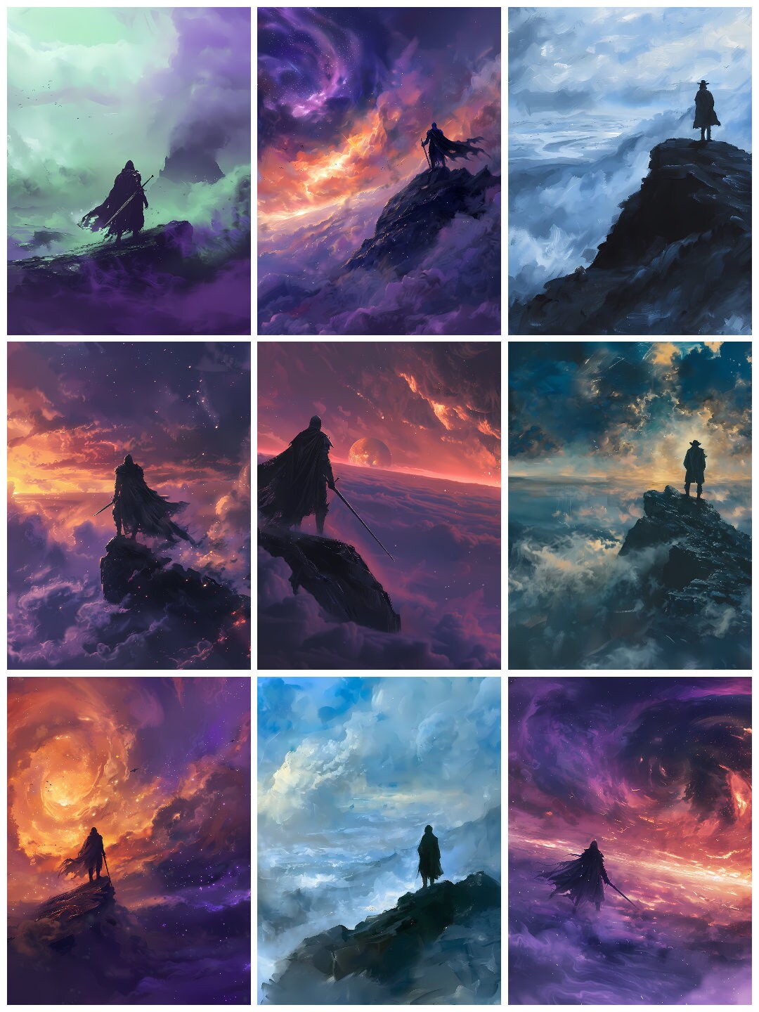 The Wanderer Collection - Digital Print Pack of 9 - Etsy