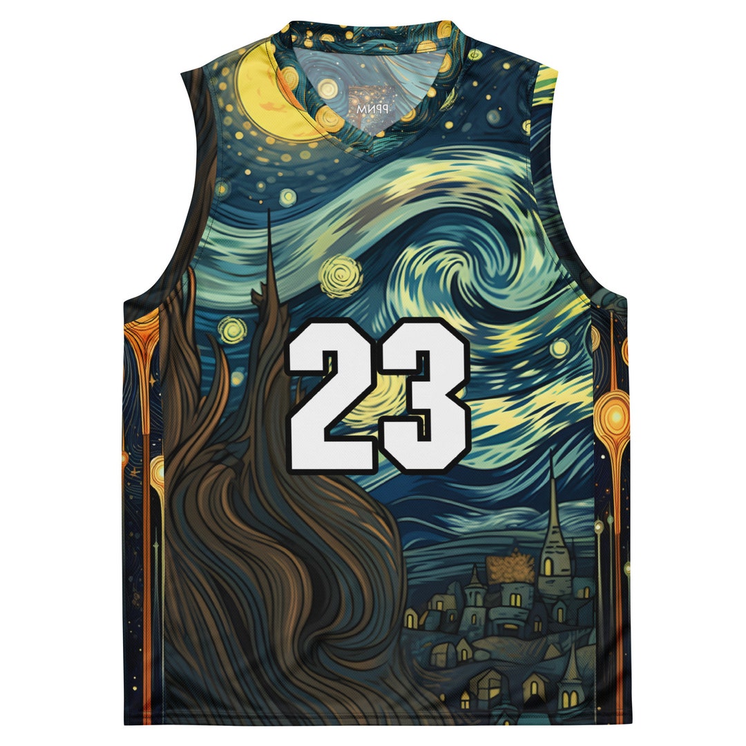 Premium Unisex Basketball Jersey "starry Night" - Exclusive Drop ...