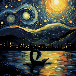 Loch Ness Monster Collection 1 - Starry Night Cryptids - Etsy