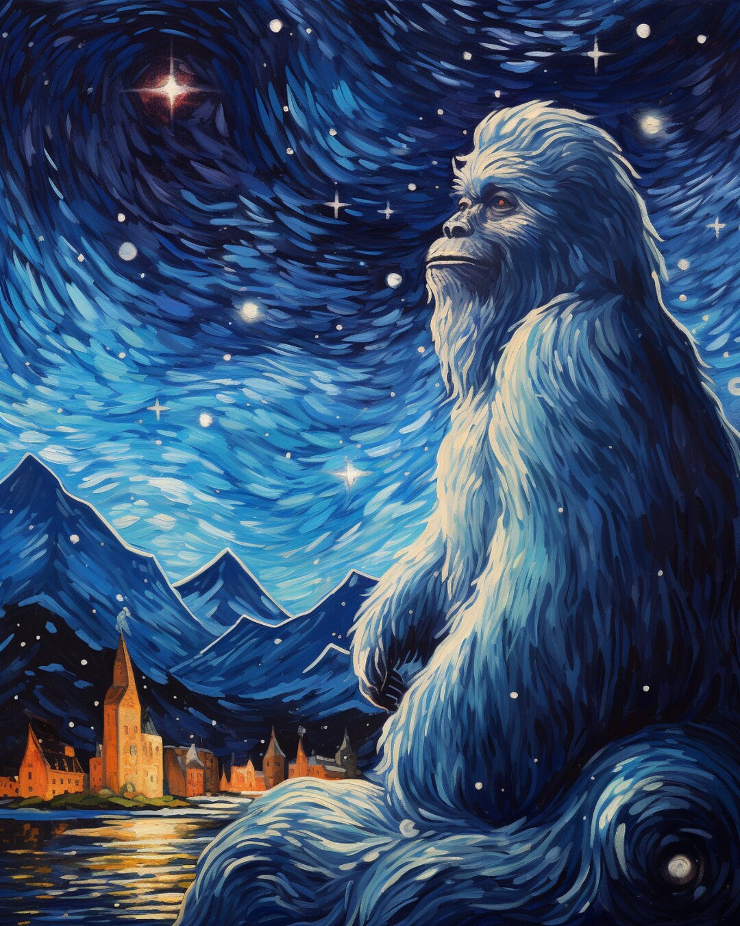 Yeti Collection 1 Starry Night Cryptids - Etsy
