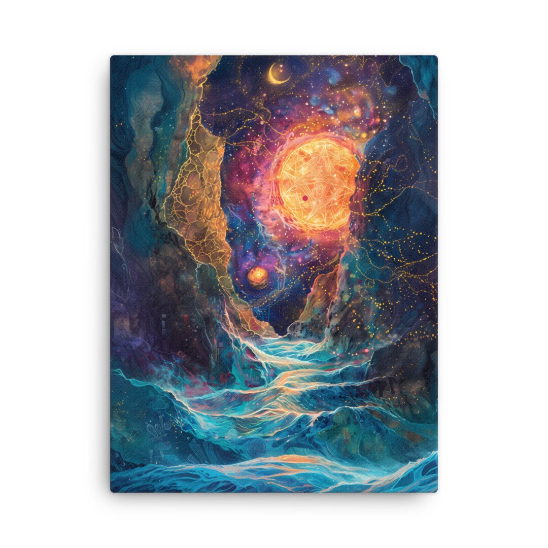 Starfire - Canvas Thin Print, Design Decor, Room Decoration Canvas - Etsy