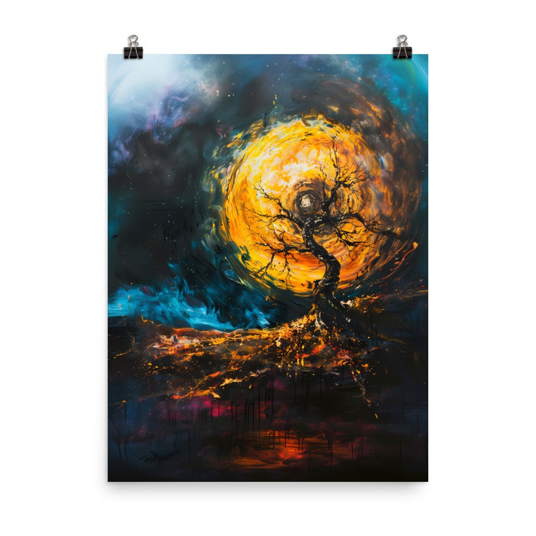 Infernal Gaze - Enhanced Matte Paper Poster, Design Decor, Room ...