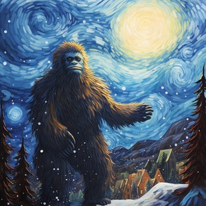 Yeti Collection 2 - Starry Night Cryptids - Etsy