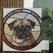 Pug Stained Glass Digital Print - Etsy