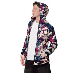Premium Men’s Windbreaker "deep Blue" - Waves Exclusive Drop Collection ...