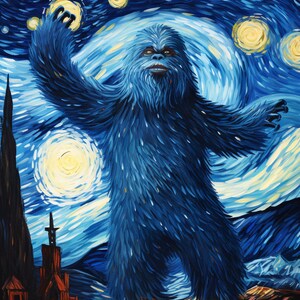 Yeti Collection 1 Starry Night Cryptids - Etsy