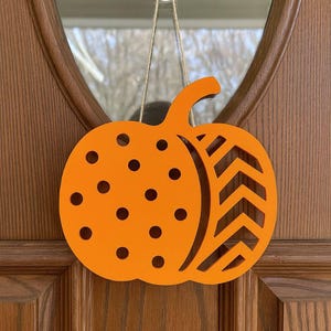 Pumpkin Door Hanger SVG Bundle | Fall Porch Sign | Thanksgiving Door ...