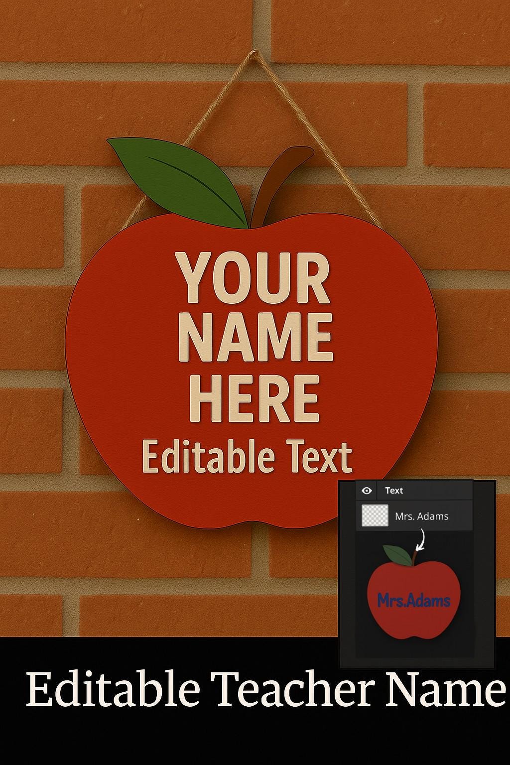 Apple Welcome Sign Svg Bundle | Teacher Classroom Door Sign Laser Cut ...