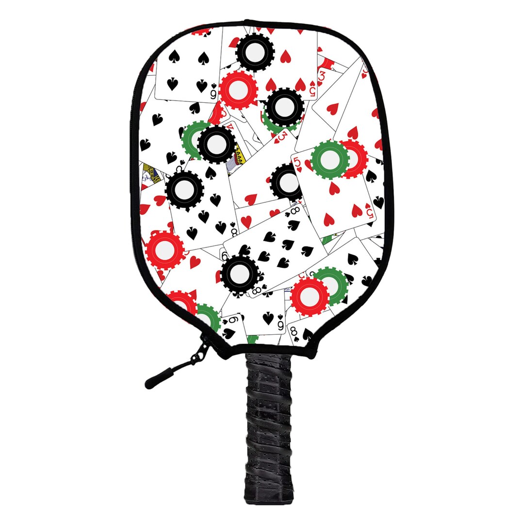 Royal Flush Pickleball Paddle Cover - Handmade Pickleball Paddle Covers ...